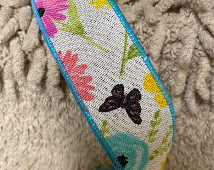 Spring Ribbon Ribbon Summer Ribbon Wreath Ribbon Wreath Supplies Ribbon ...