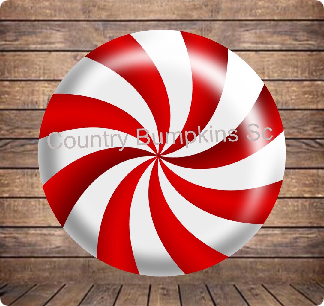 Peppermint Sign Farmhouse Decor Wreath Sign Wreath Attachment Wreath ...