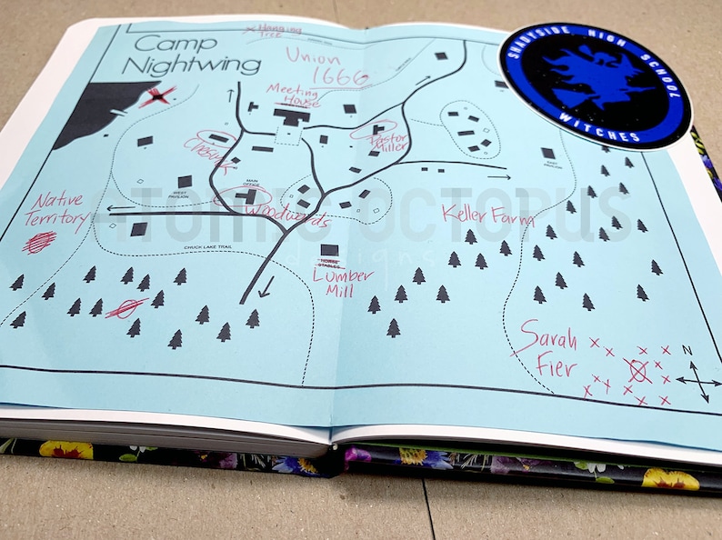 Camp Nightwing Replica Map Fear Street Trilogy - Etsy