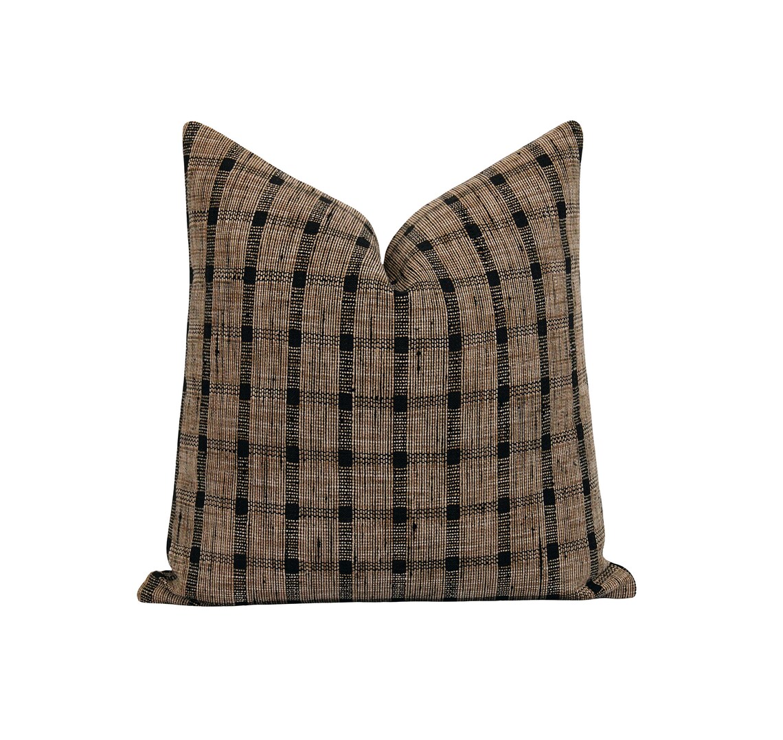 Windowpane Pillow Cover Natural Throw Pillow Cover Farmhouse - Etsy