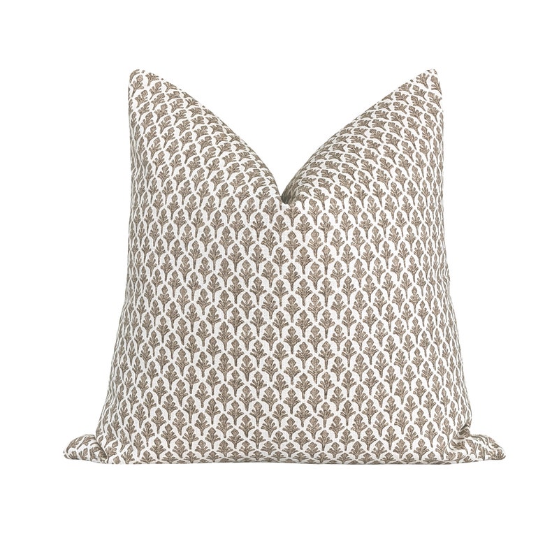 Block Print Pillow Cover - Etsy