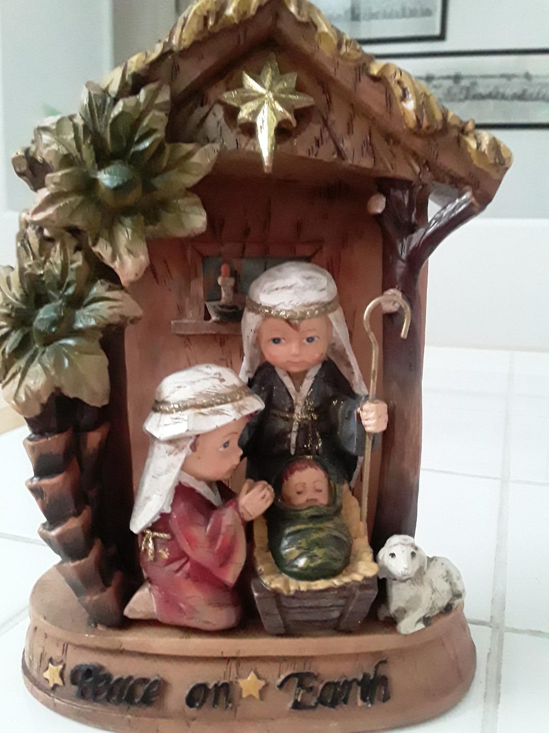 Table Top Nativity Scene - Etsy