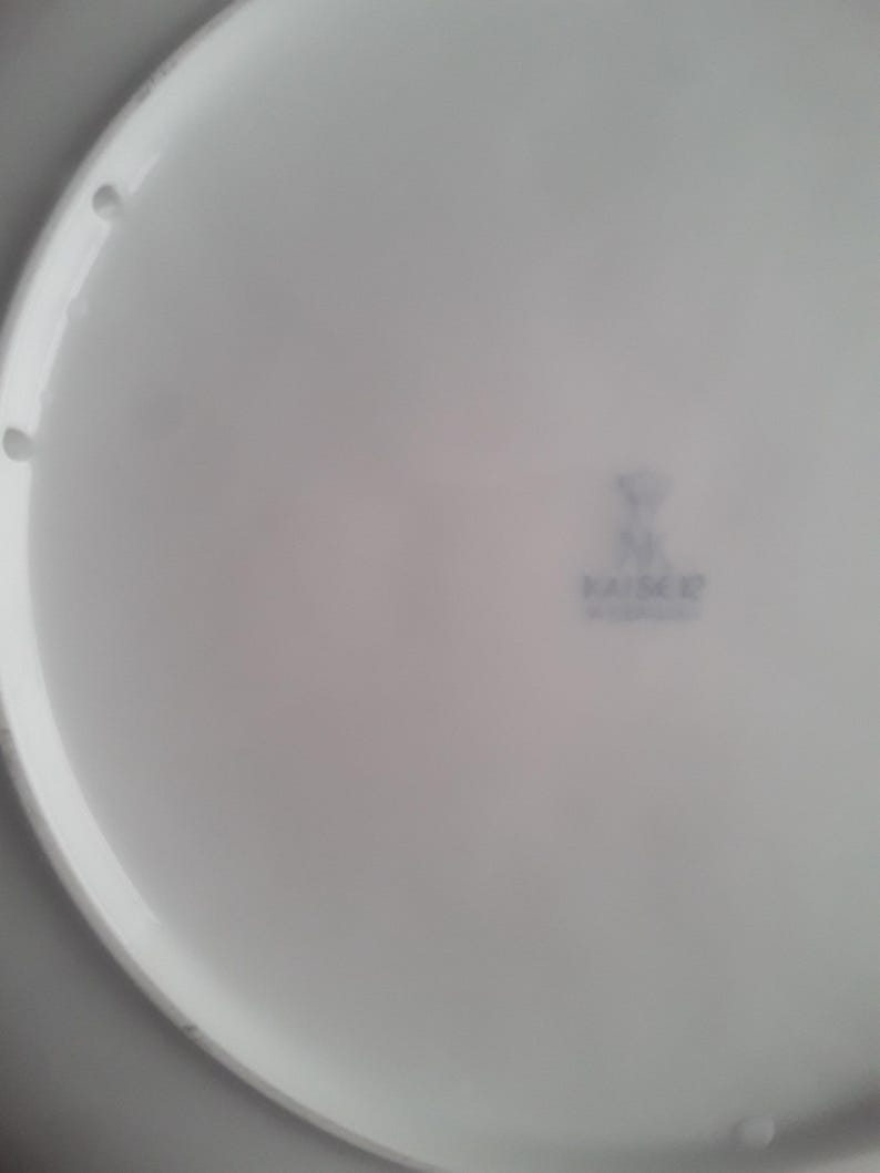 Vintage Kaiser Porcelain Plate - Etsy