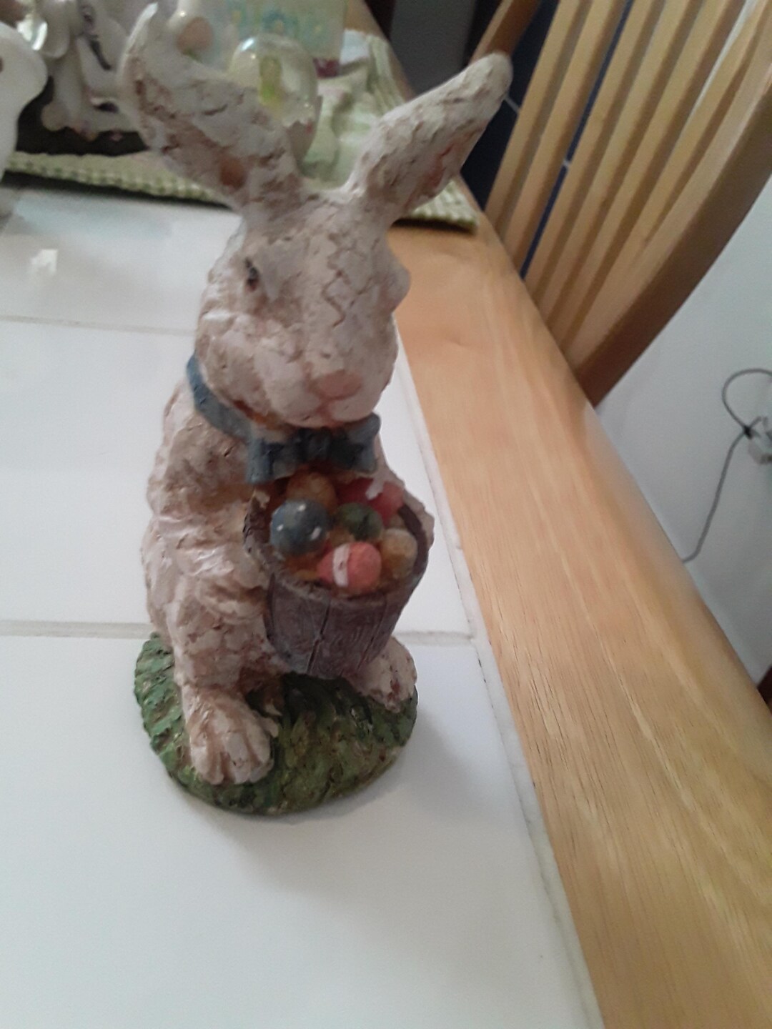 Cottontail Collections Easter Bunny Rabbit With a Basket off Eggs - Etsy