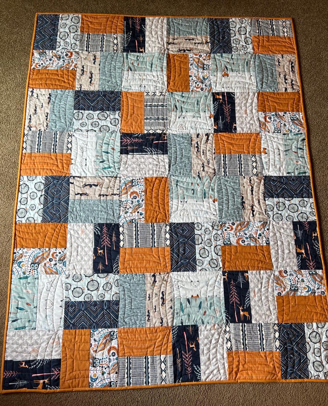 Quilt Perfect for Toddler, Gender Neutral - Etsy