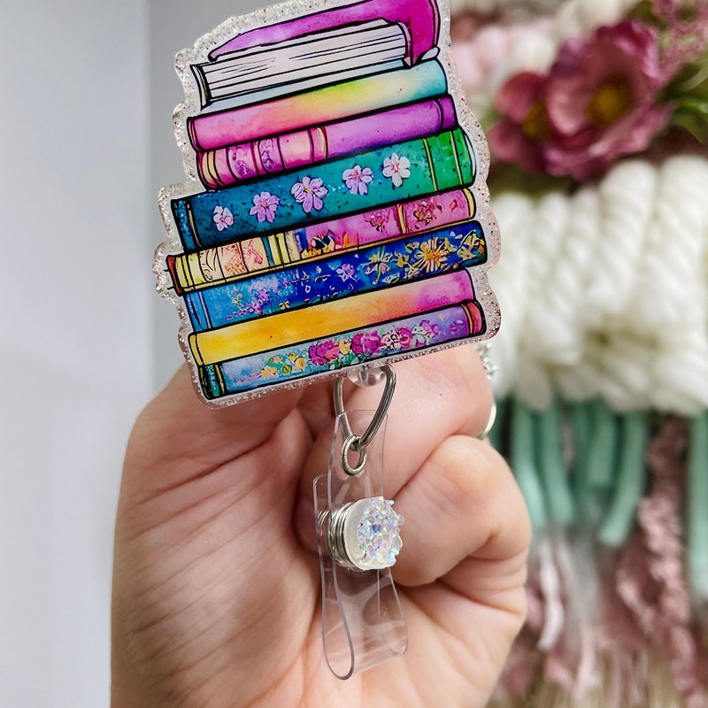 Book Badge Reel - Etsy