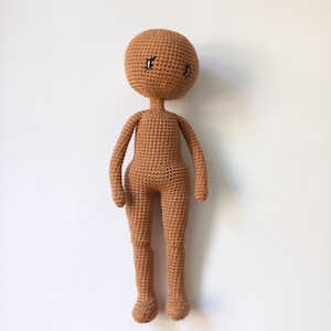 African American Crochet Doll Pattern, Dark Skin Susie Black Doll ...