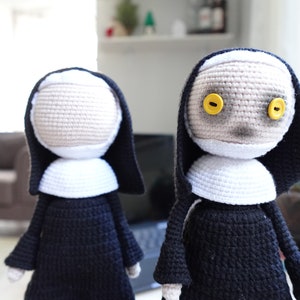 Crochet Pattern the Nun, Nun Doll Crochet Pattern, Amigurumi Crochet ...