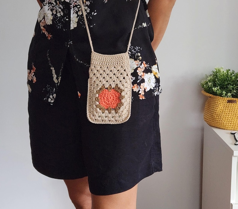 CROCHET Phone Bag Pattern, Crochet Phone Case, Pumpkin Crochet Bag ...