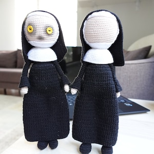 Crochet Pattern the Nun, Nun Doll Crochet Pattern, Amigurumi Crochet ...