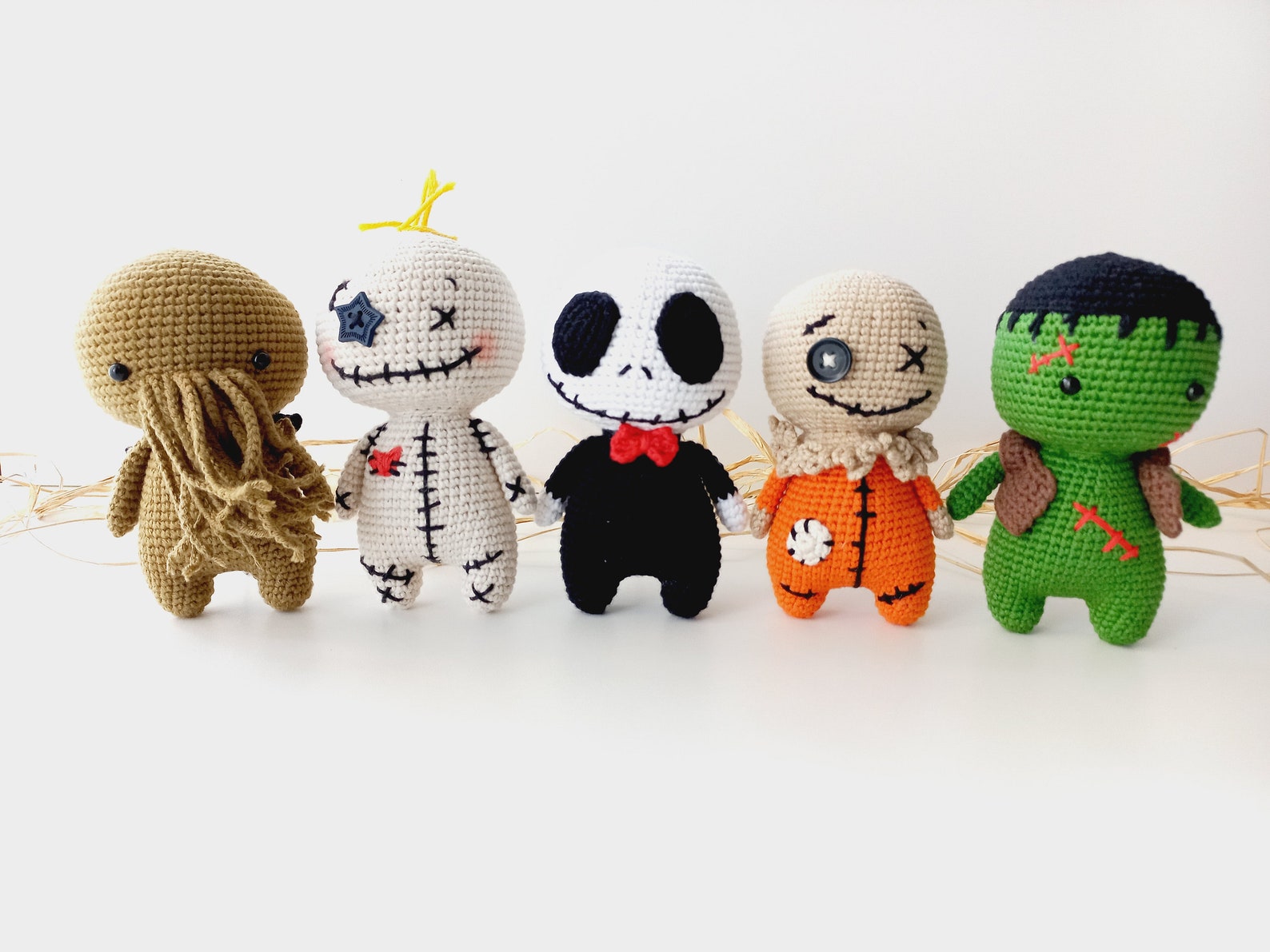 Crochet Pattern Bundle Halloween Amigurumi Pattern Bundle 5 - Etsy
