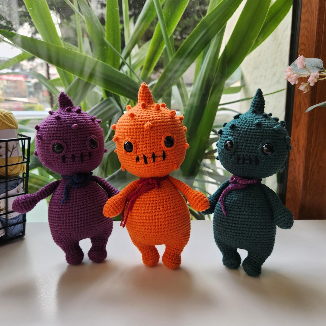 Monster Crochet Pattern, Amigurumi Monster Pattern, Cute Monster ...