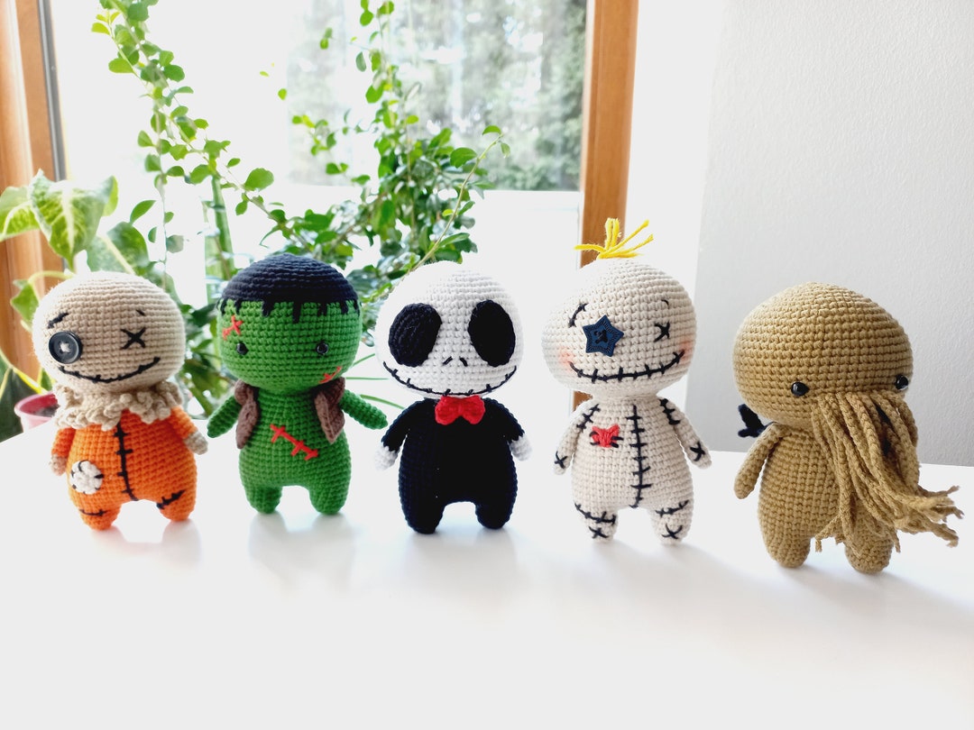 Crochet Pattern Bundle, Halloween Amigurumi Pattern, Bundle 5 in 1 ...