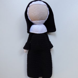 Crochet Pattern the Nun, Nun Doll Crochet Pattern, Amigurumi Crochet ...