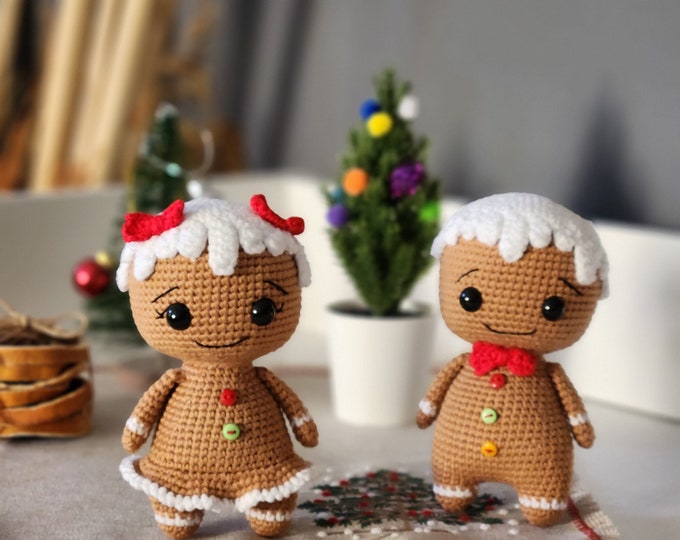Gingerbread Boy Crochet Pattern - Etsy Canada