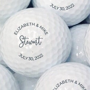 Classy Wedding Golf Ball Prop - Personalized Golf Balls - Custom Golf ...