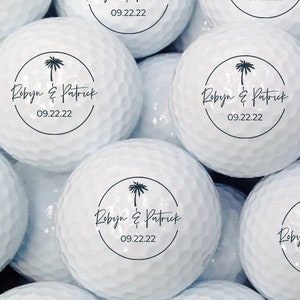 Classy Wedding Golf Ball Prop - Personalized Golf Balls - Custom Golf ...