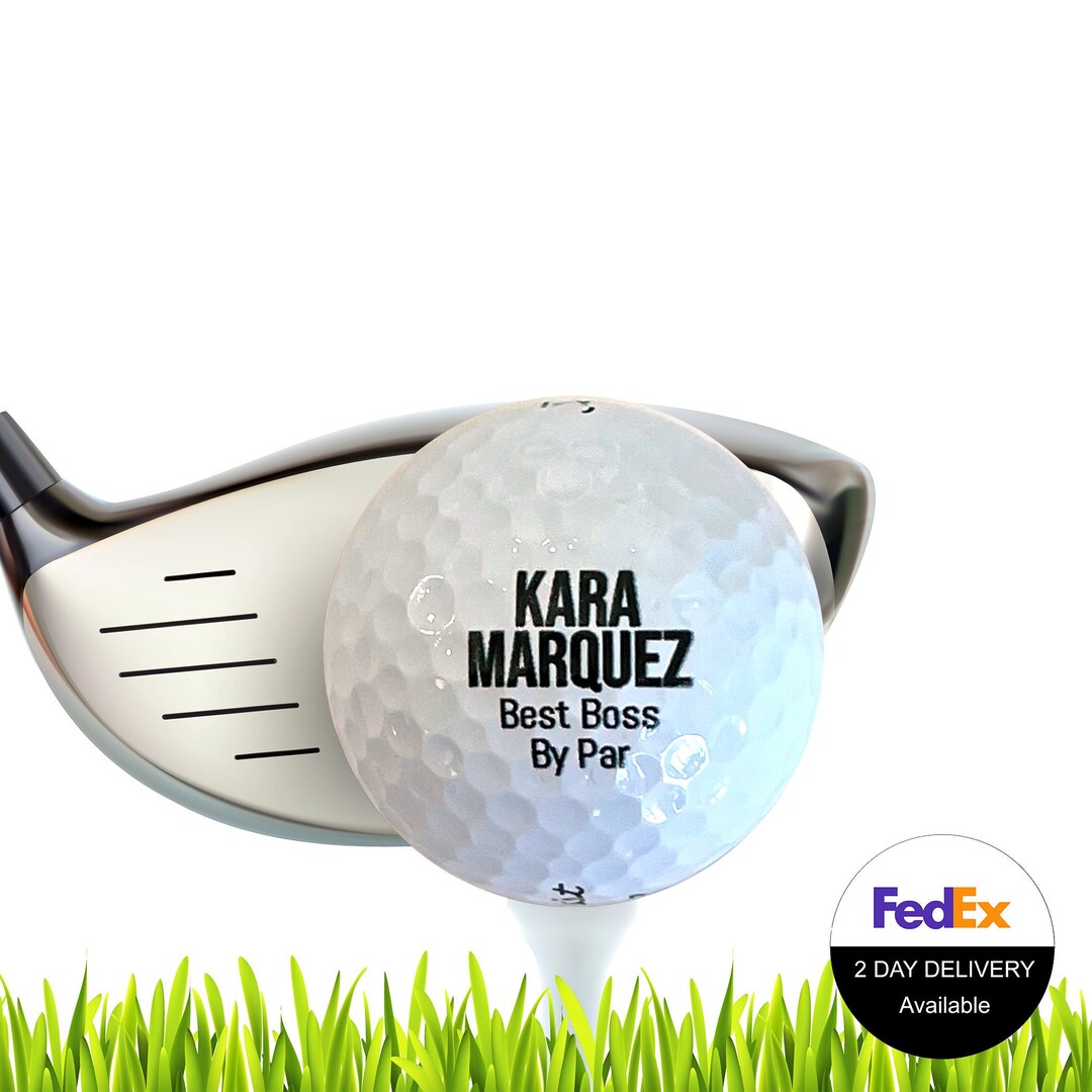 Best Boss by Par - Boss's Day Gift - Custom Golf Balls - Personalized ...