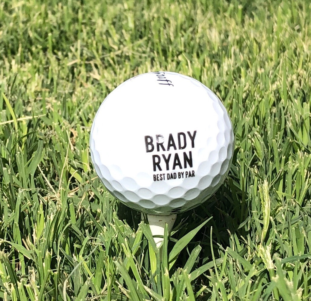 Logo Golf Gift Custom Golf Balls Logo Golf Balls | Etsy