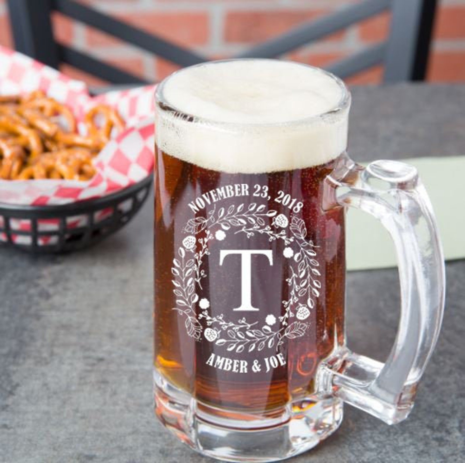 Custom Personalized Engraved Stein Beer Glass Gifts for Couple | Etsy