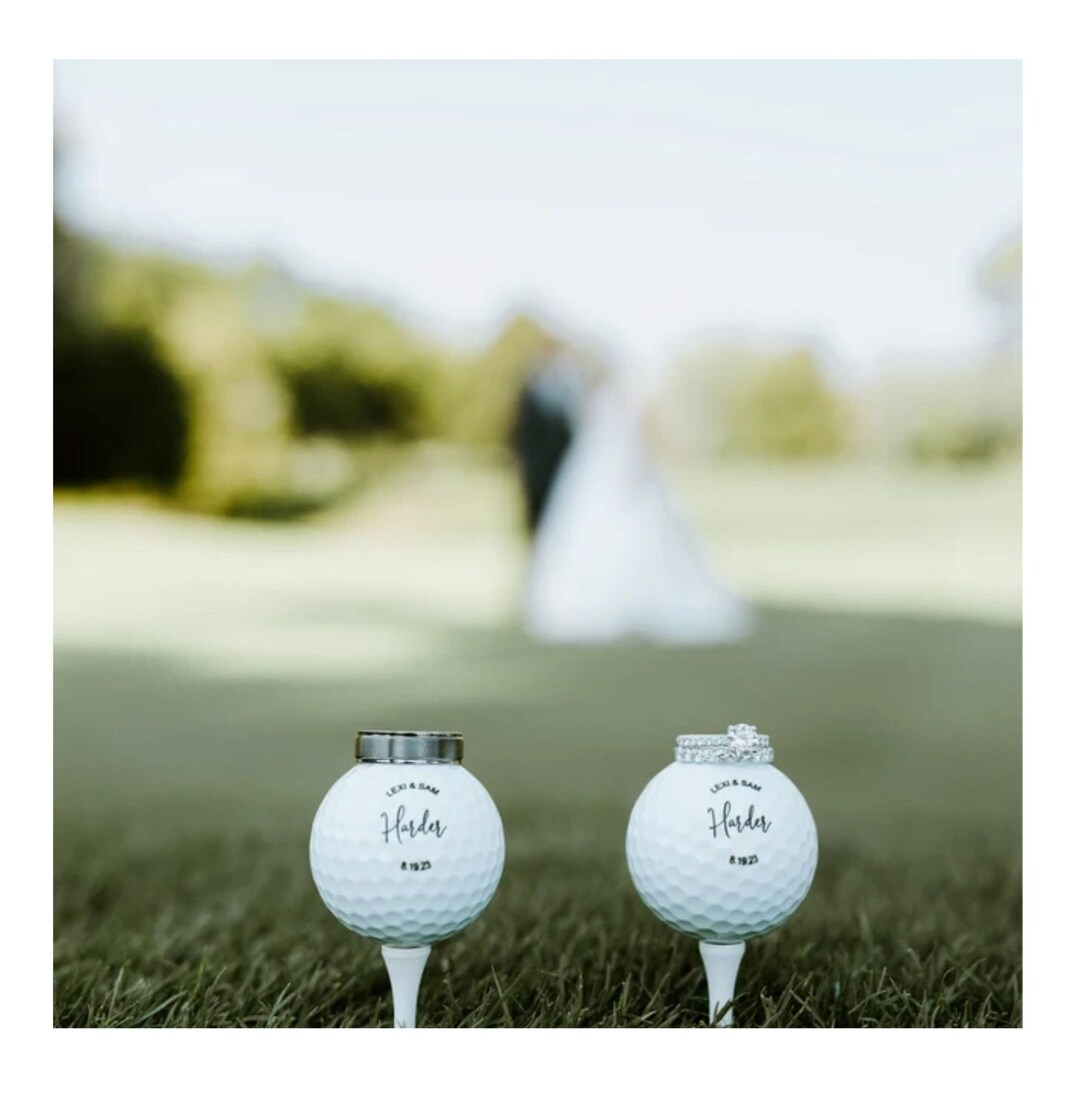 Classy Wedding Golf Ball Prop - Personalized Golf Balls - Custom Golf ...