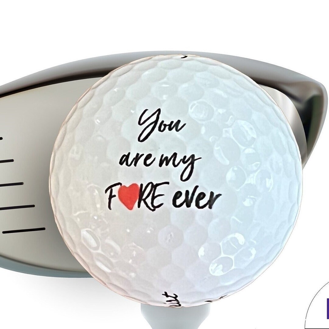 Forever Custom Golf Balls Valentines Day Gift- Golf Valentine Gift ...
