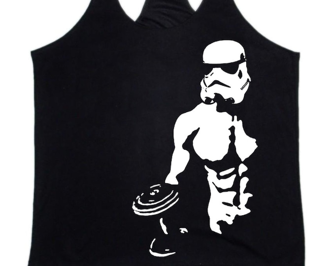 Stormtrooper Star Wars Mens Workout Tank Top T-shirt Stringer Muscle ...