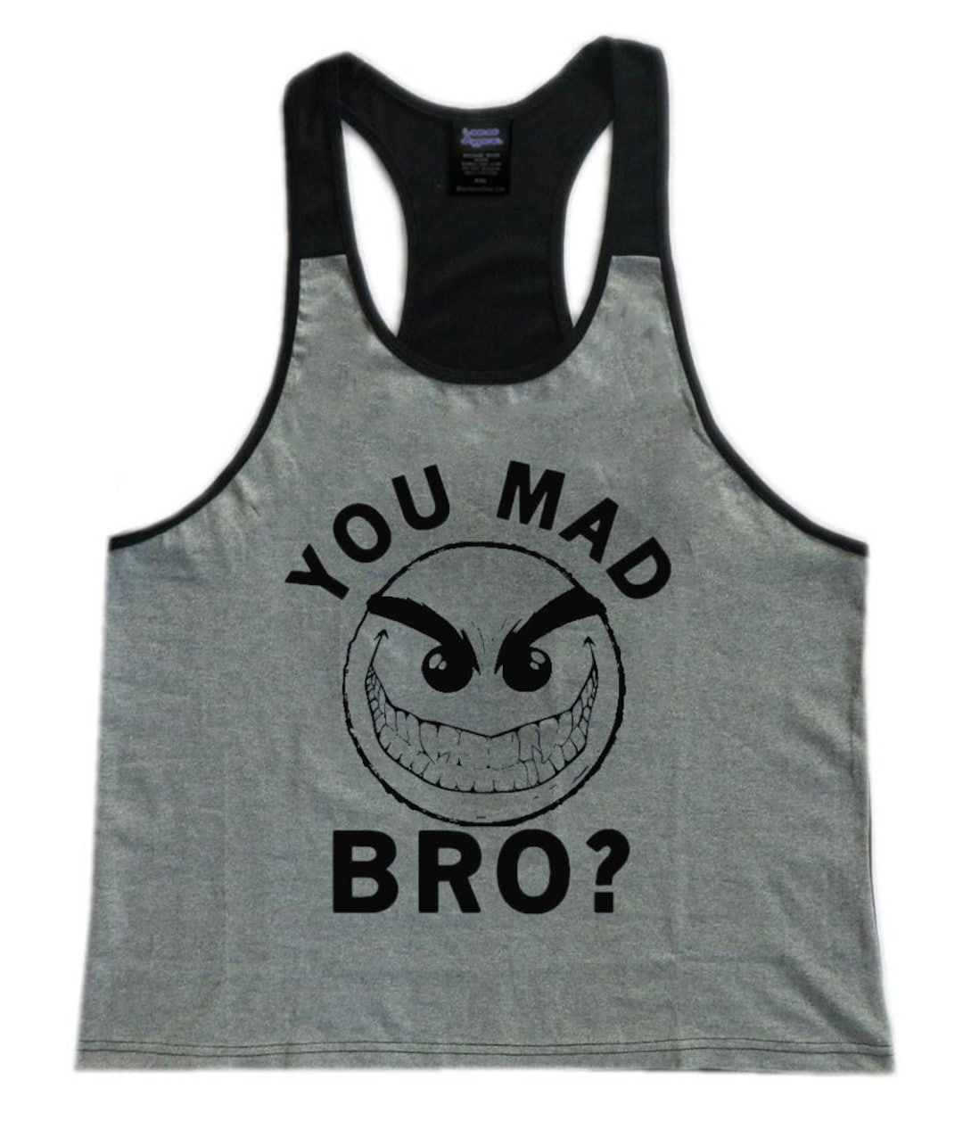 You Mad Bro Mens Workout Gym Stringer Tank Top - Etsy