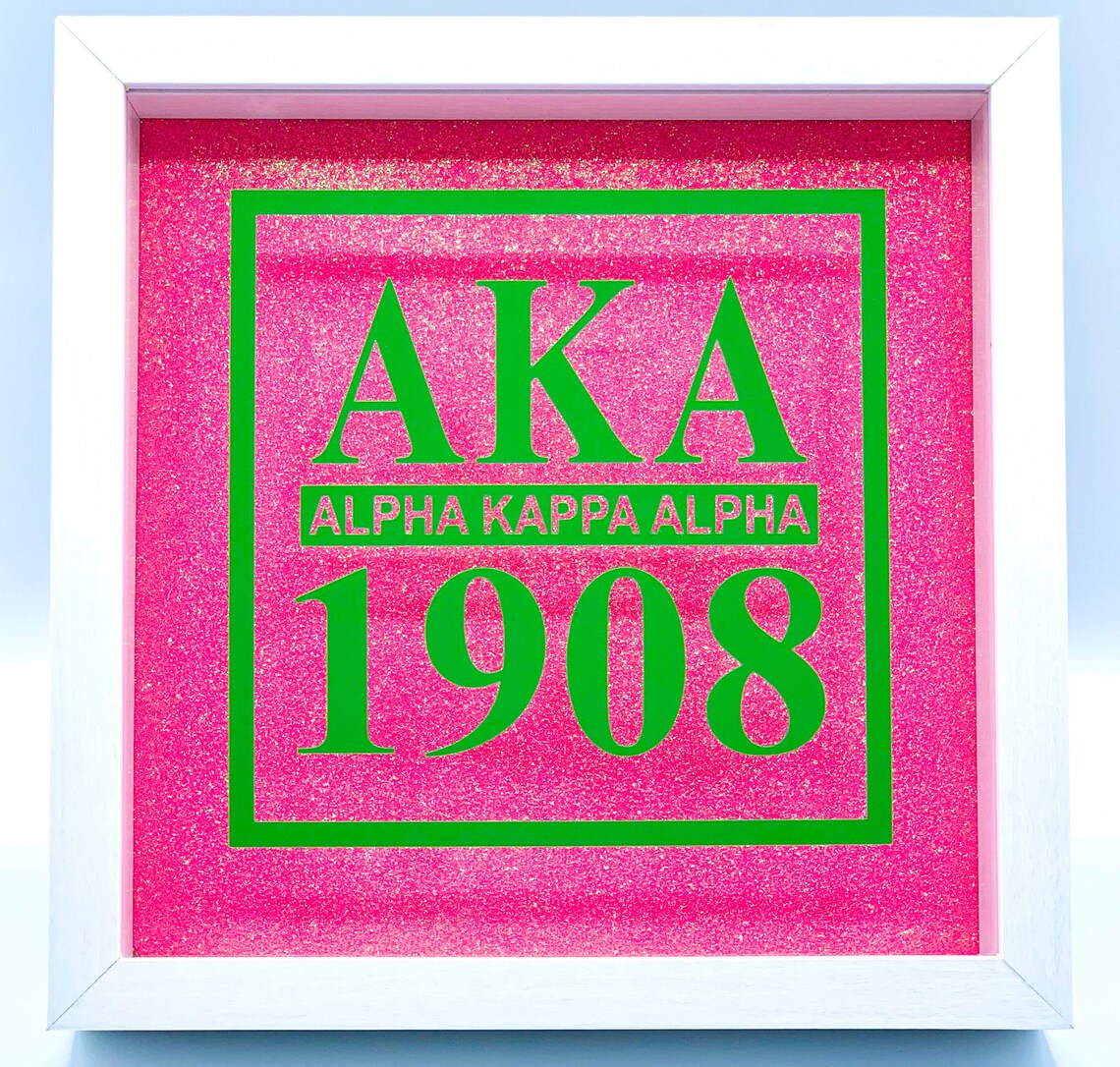 AKA 1908 Shadow Box | Etsy