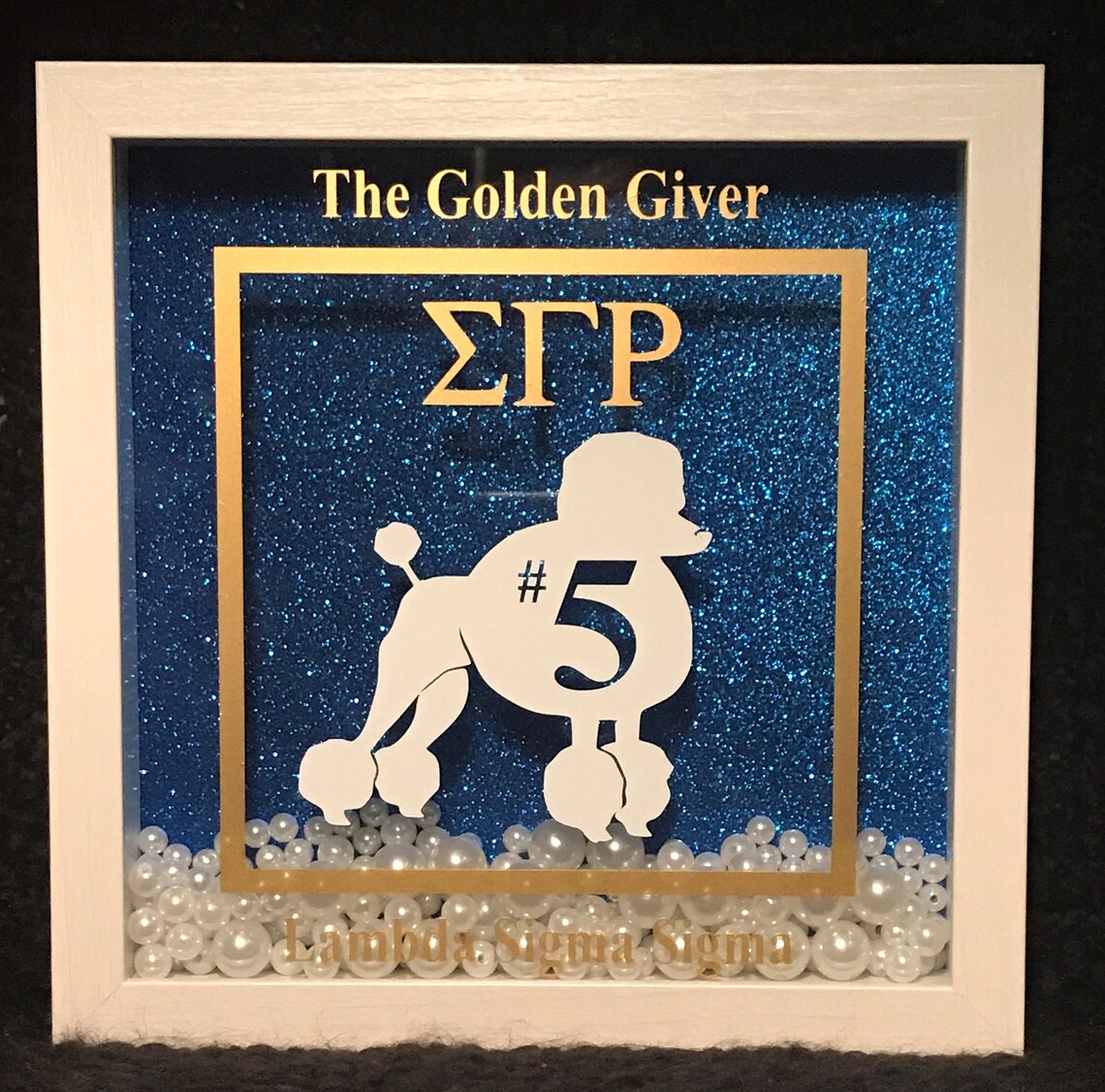 Personalized Sigma Gamma Rho Shadow Box - Etsy