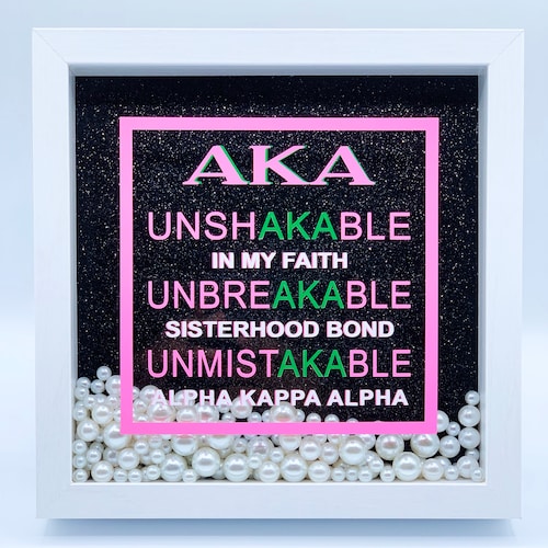 Personalized AKA Shadow Box | Etsy