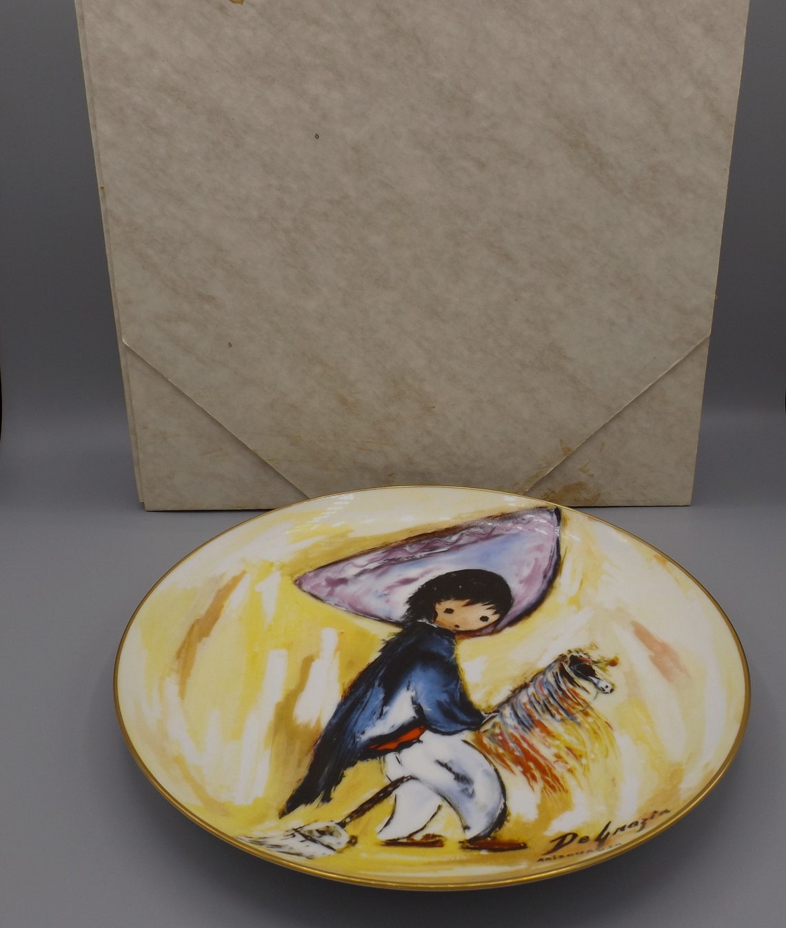 Vintage DeGrazia Plates My First Horse DeGrazia Art Limited | Etsy