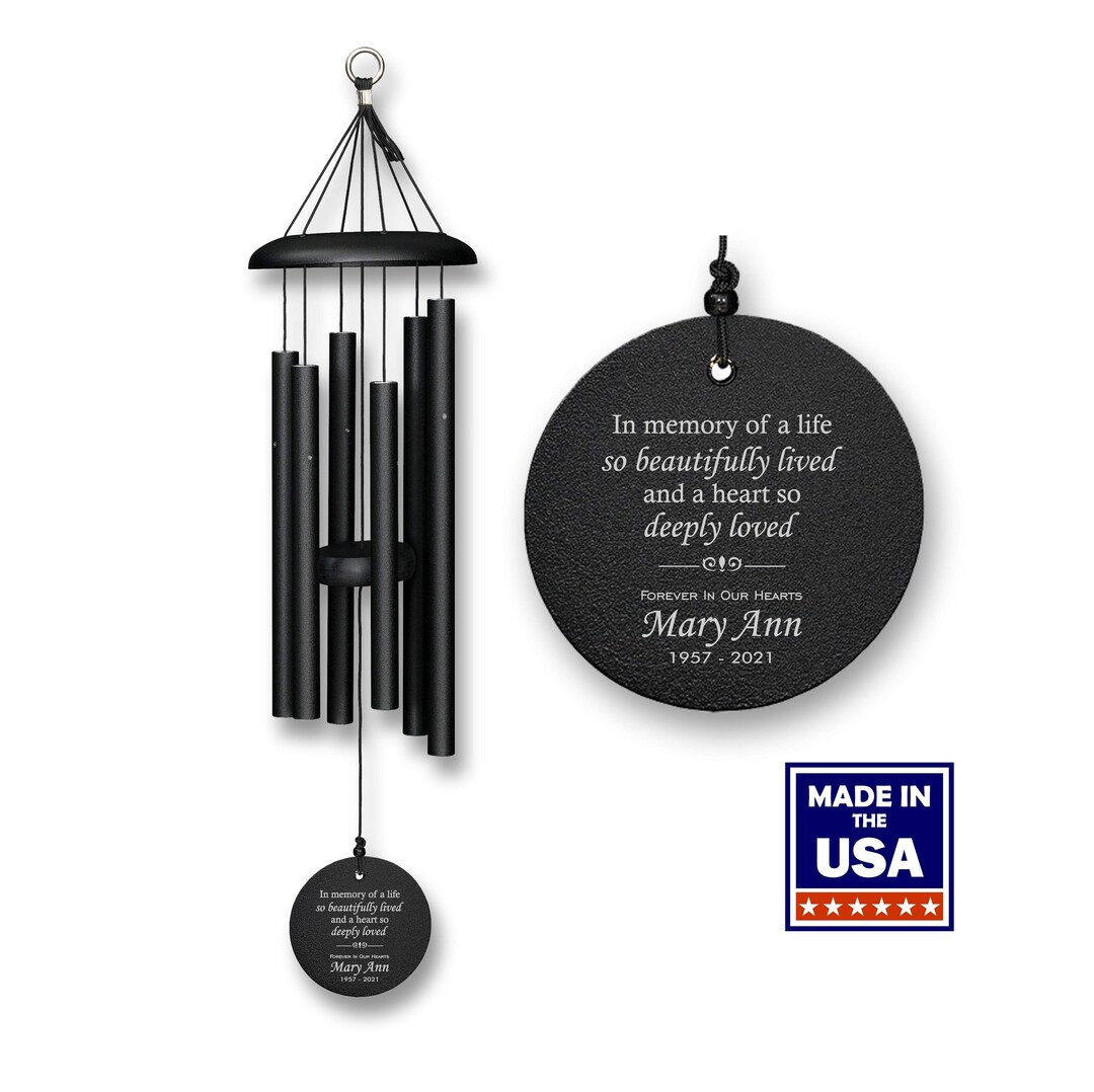 A Life so Beautifully Lived Memorial Wind Chime | Corinthian Bells Wind ...