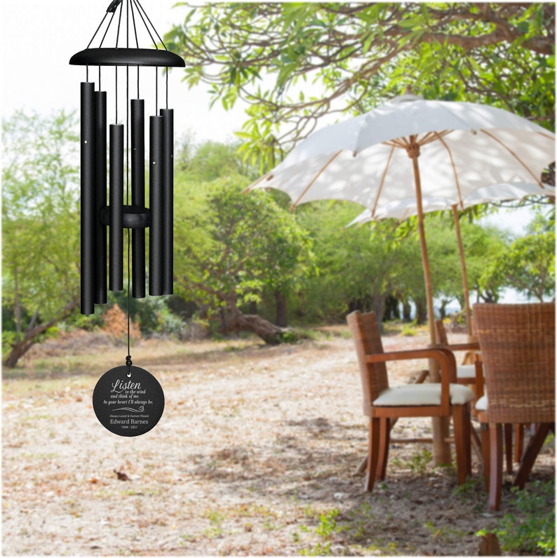 Personalized Memorial Wind Chime: Authentic Corinthian Bells, Sympathy ...