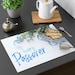 Elegant Passover Placemat | Pesach Matza Cover | Blue & White Jewish ...