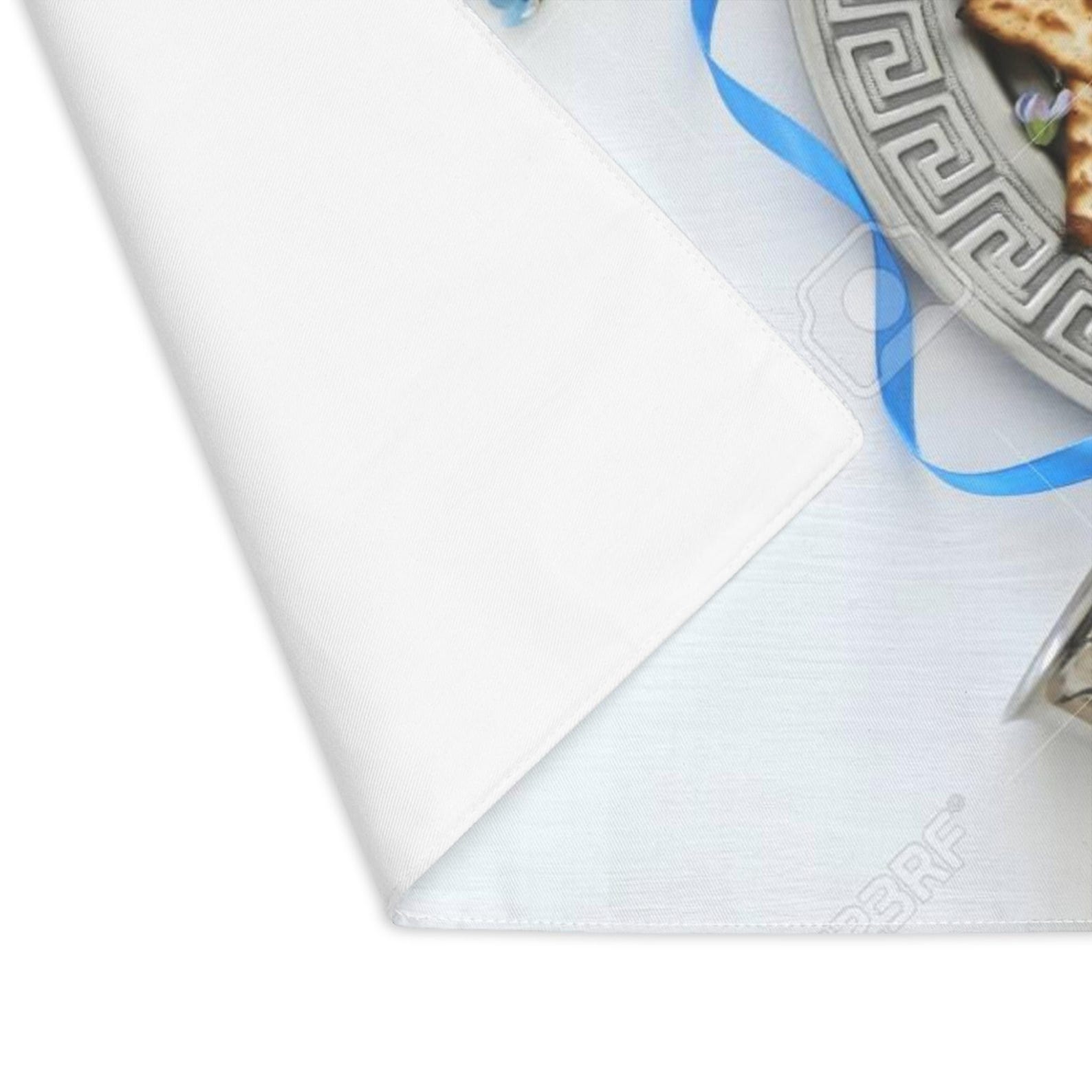 Elegant Passover Placemat Pesach Matza Cover Blue & White Jewish ...