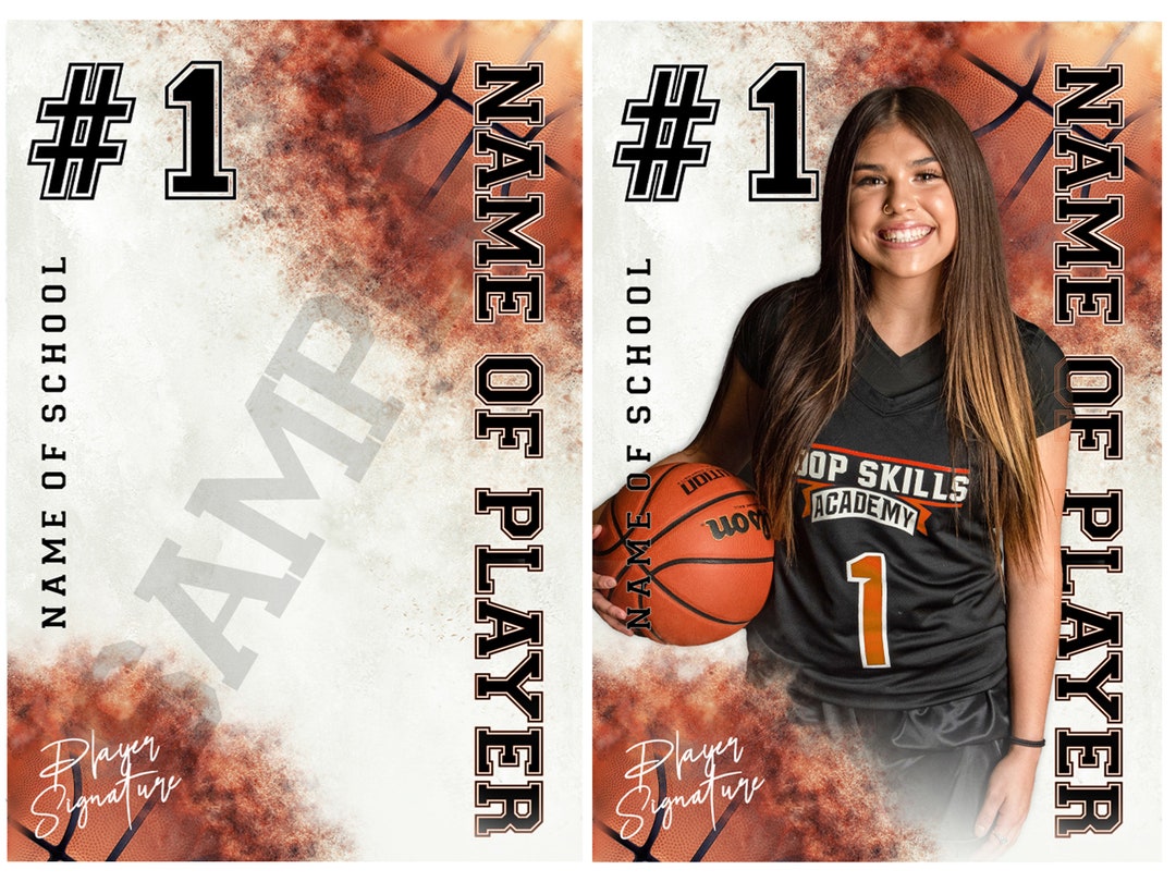 Basketball Senior Banner Template, Photo Poster (digital Download) - Etsy