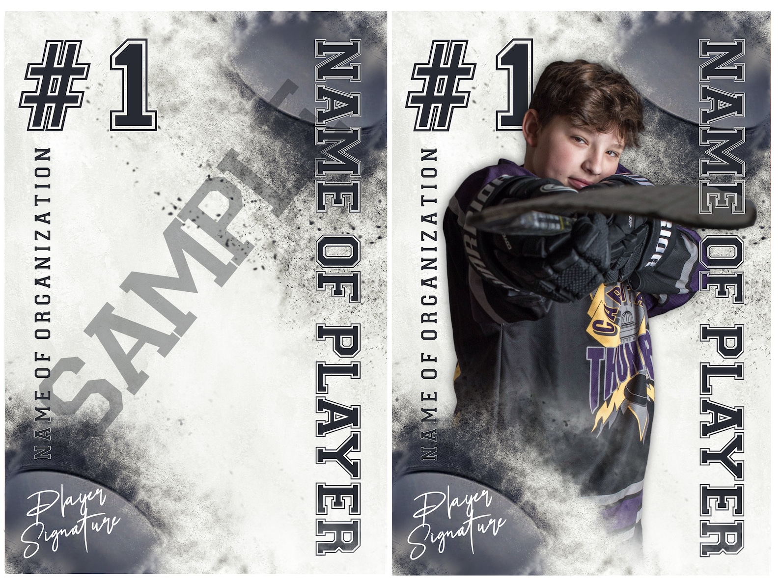 Sports Banner Digital Template / Banner Ice Hockey Template / Template ...