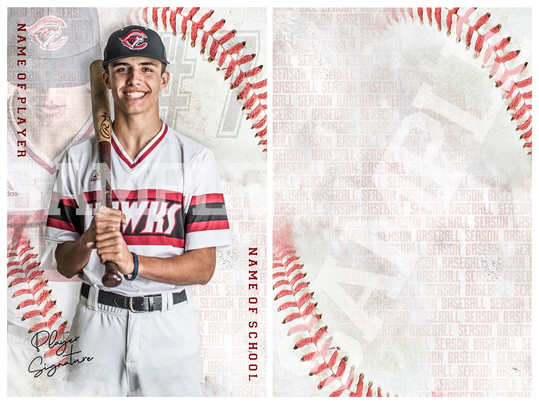 Sports Banner Digital Background / Senior Banner Baseball / Digital ...