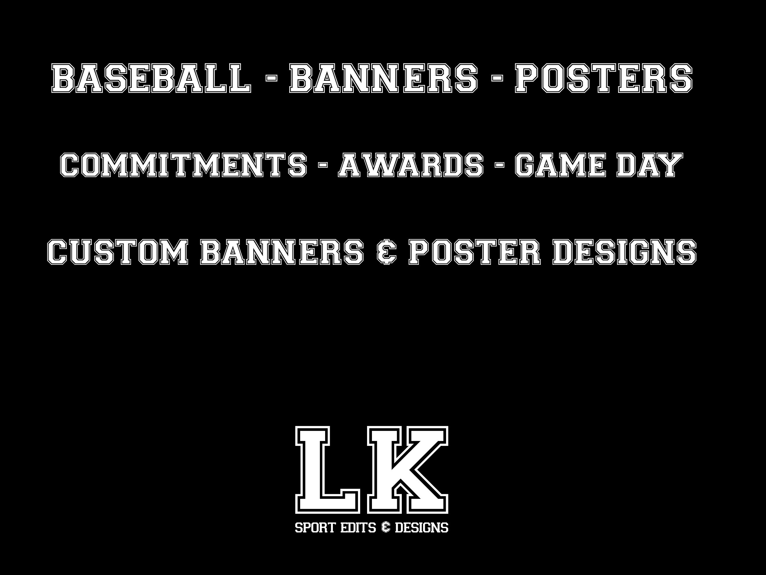 Baseball Banner & Baseball Poster Design / Digital File - Etsy Canada