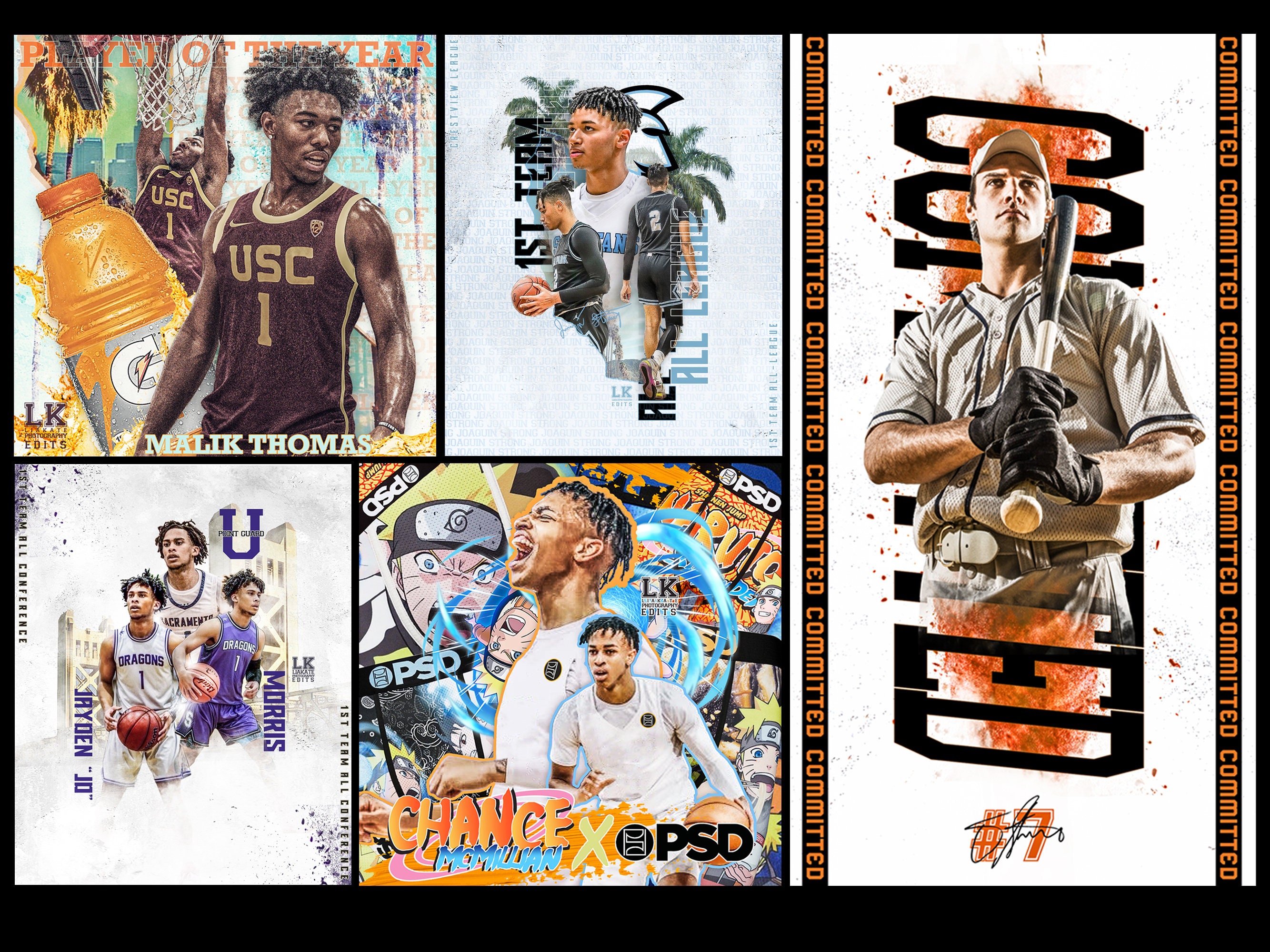 Custom Design - Commitment Edits, Signing Day Poster, Official Offers ...