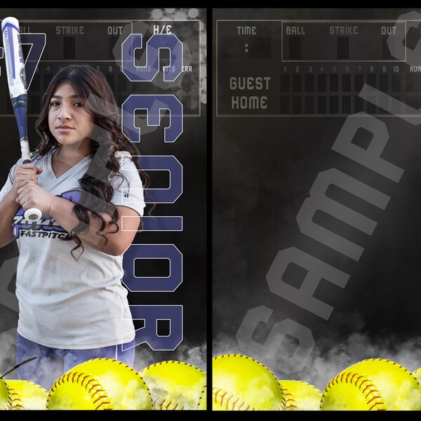 Softball Banner - Etsy