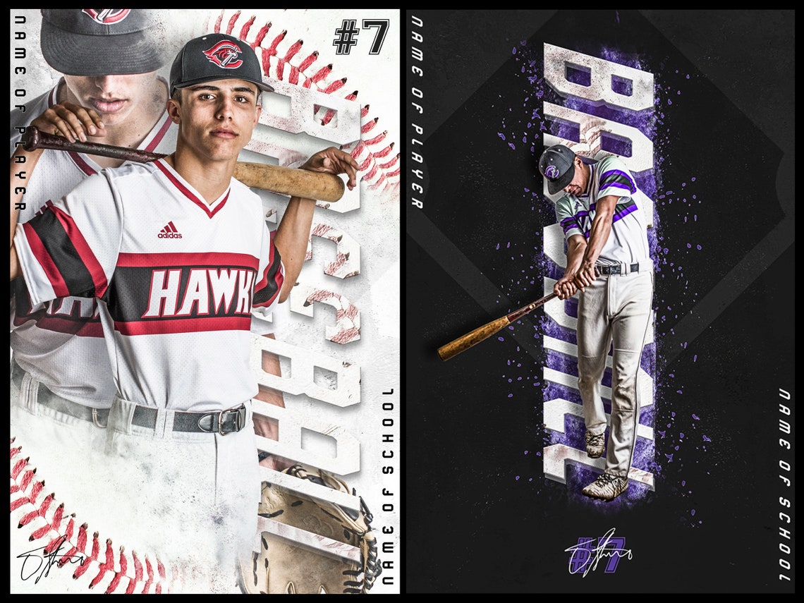 Baseball Banner & Baseball Poster Design / Digital File - Etsy