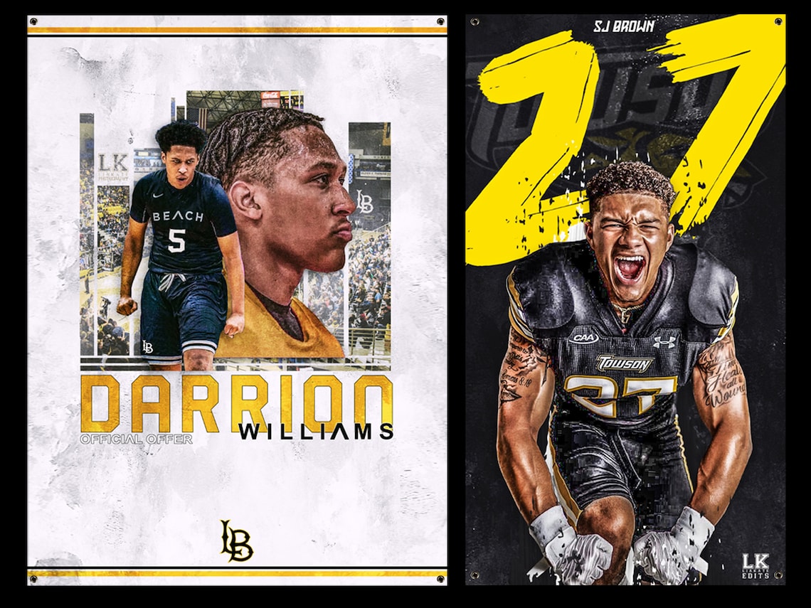 Individual Sports Banner & Poster Design - All Sports - Baseball ...