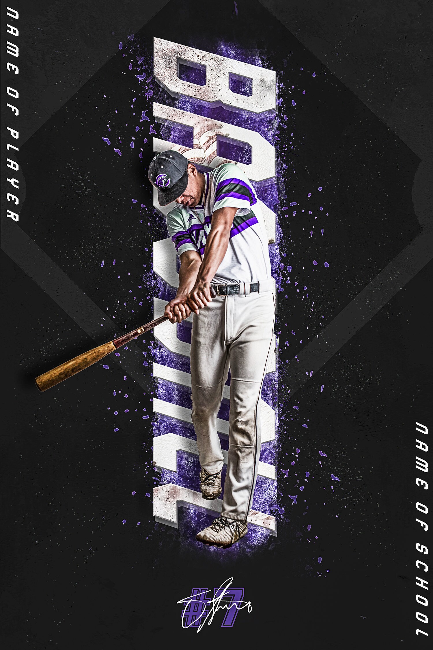 Baseball Banner & Baseball Poster Design / Digital File - Etsy