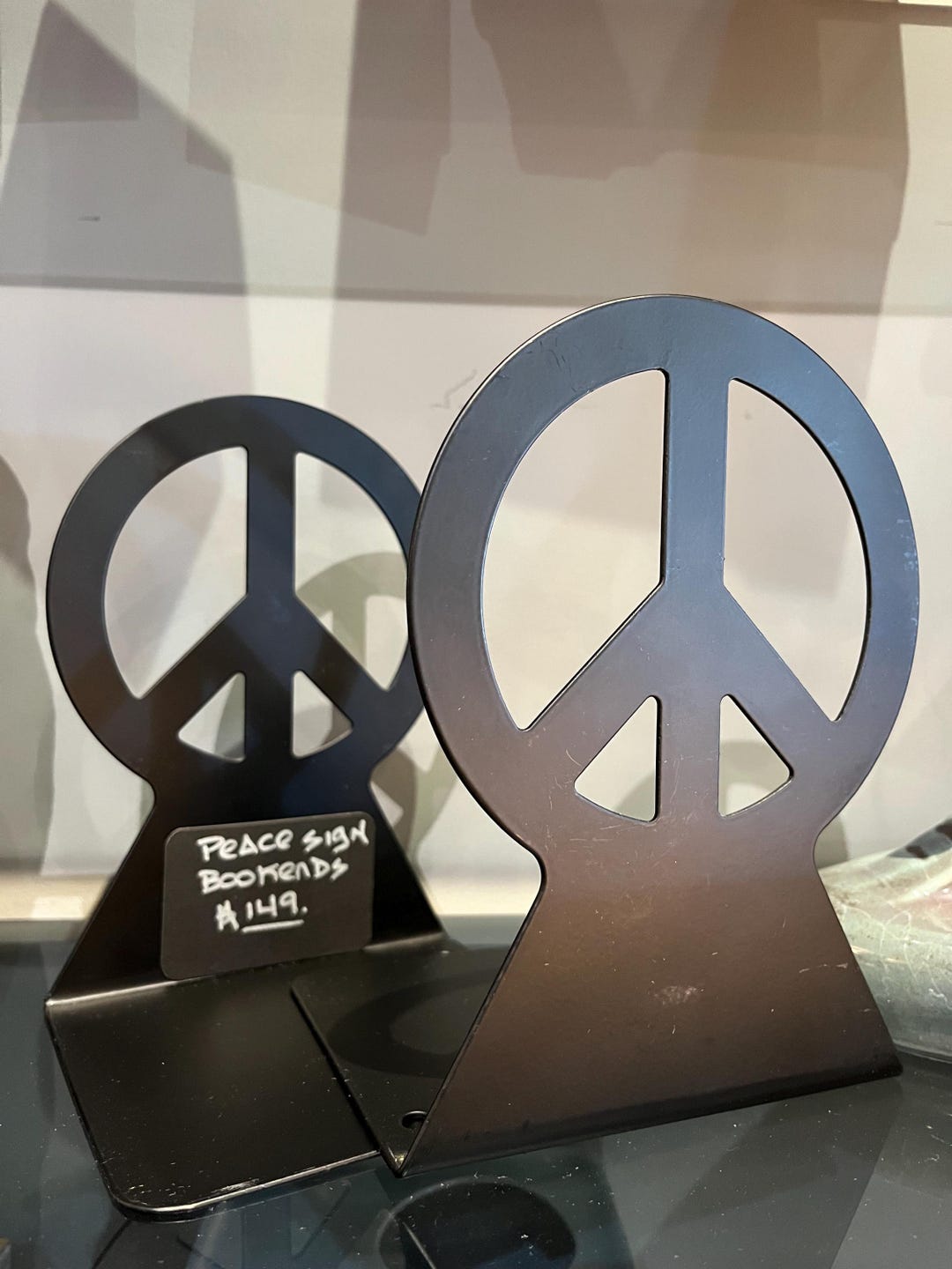 Peace Sign Bookends - Etsy