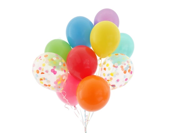 Sunday Rainbow Balloon Bundle Premium balloon pack of 10 | Etsy