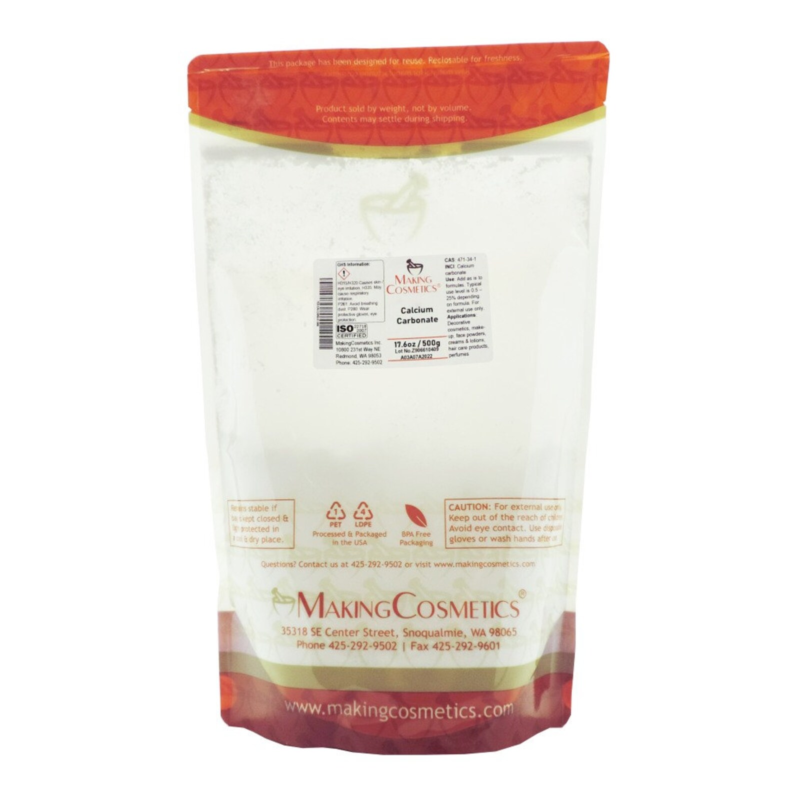 Makingcosmetics Calcium Carbonate Cosmetic Ingredient | Etsy