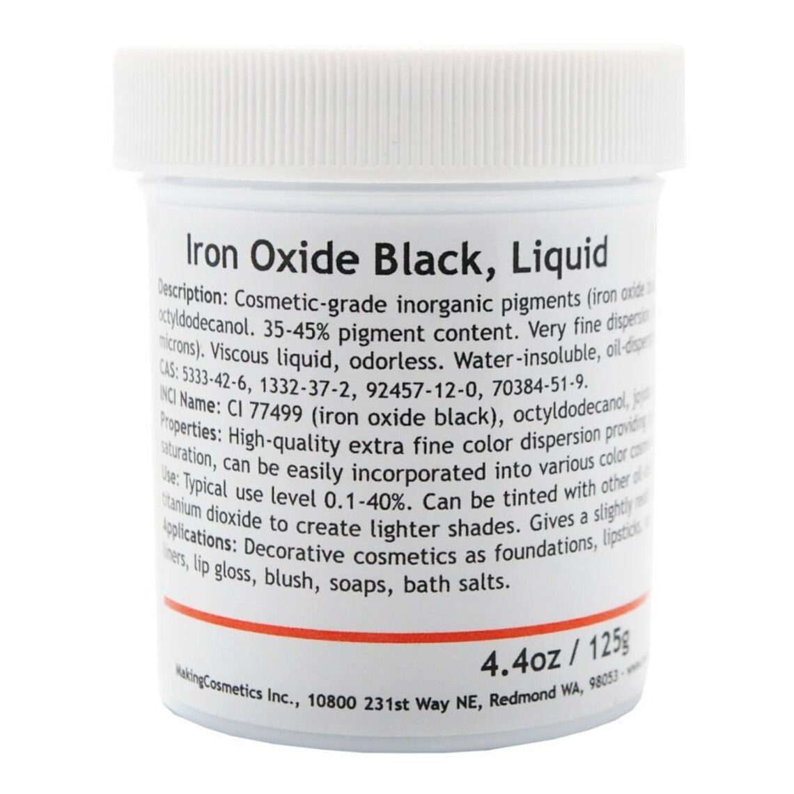 Makingcosmetics Iron Oxide Black Liquid Cosmetic | Etsy