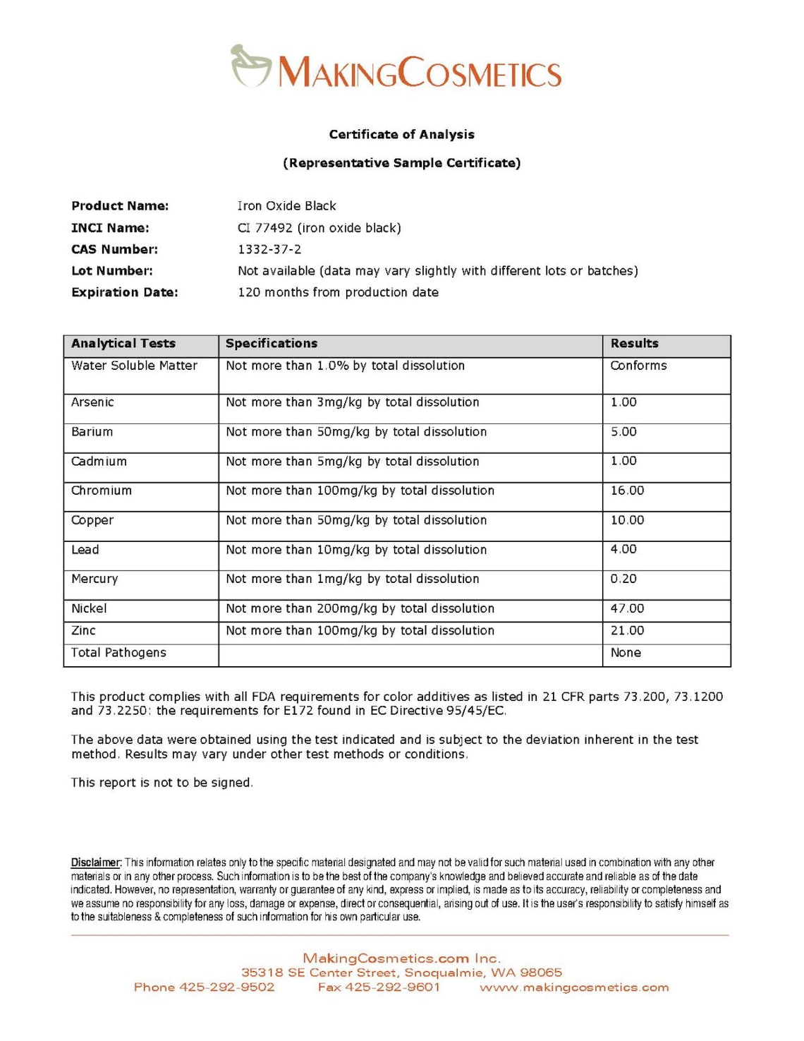 Makingcosmetics Iron Oxide Black Cosmetic Ingredient | Etsy